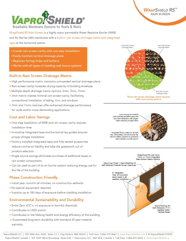 WrapShield RS Rain Screen